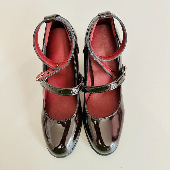 Boutique | Shoes | New Trendy Block Heel With Rose Design Strap Dress ...